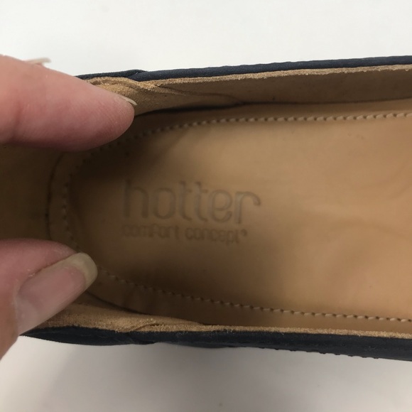 hotter | Shoes | Hotter Comfort Concept Flameno Suede Flats | Poshmark